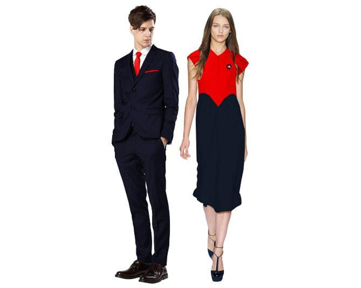 This was art student Taryn Espinosa's idea of what a new AA uniform ...