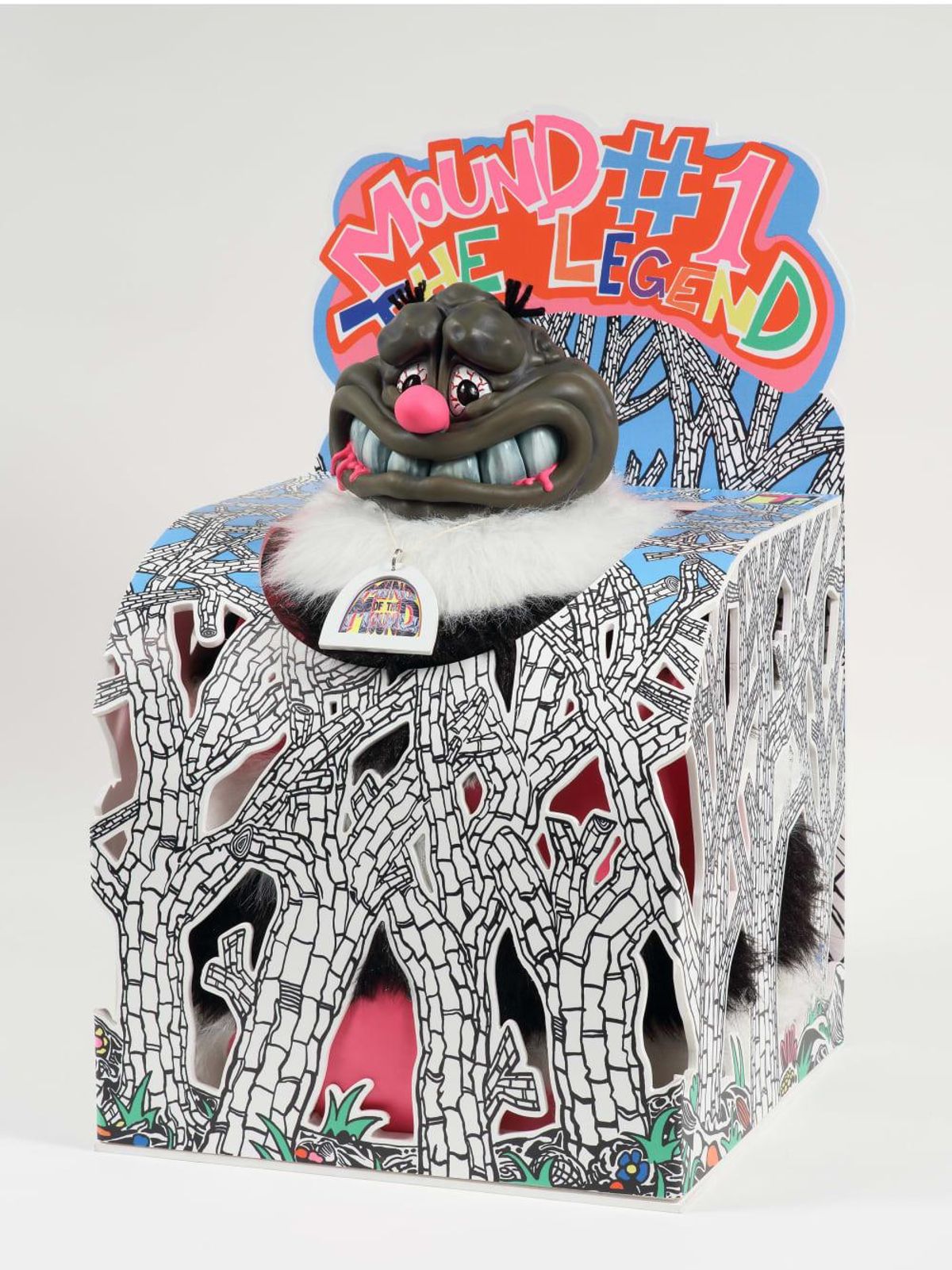 Trenton Doyle Hancock, Mound #1 the Legend, 2015. Mixed media sculpture ...