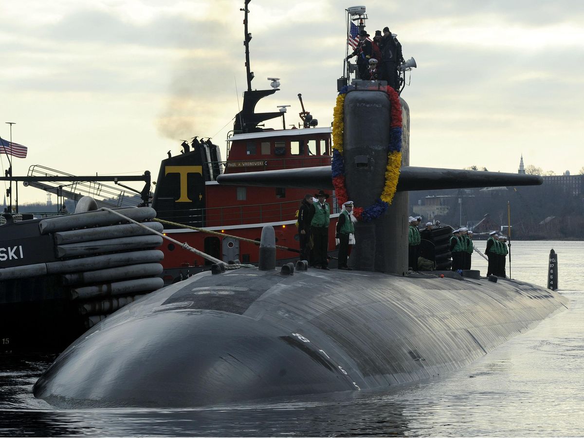 The U.S.S. Dallas arrives in Connecticut after its final deployment on ...