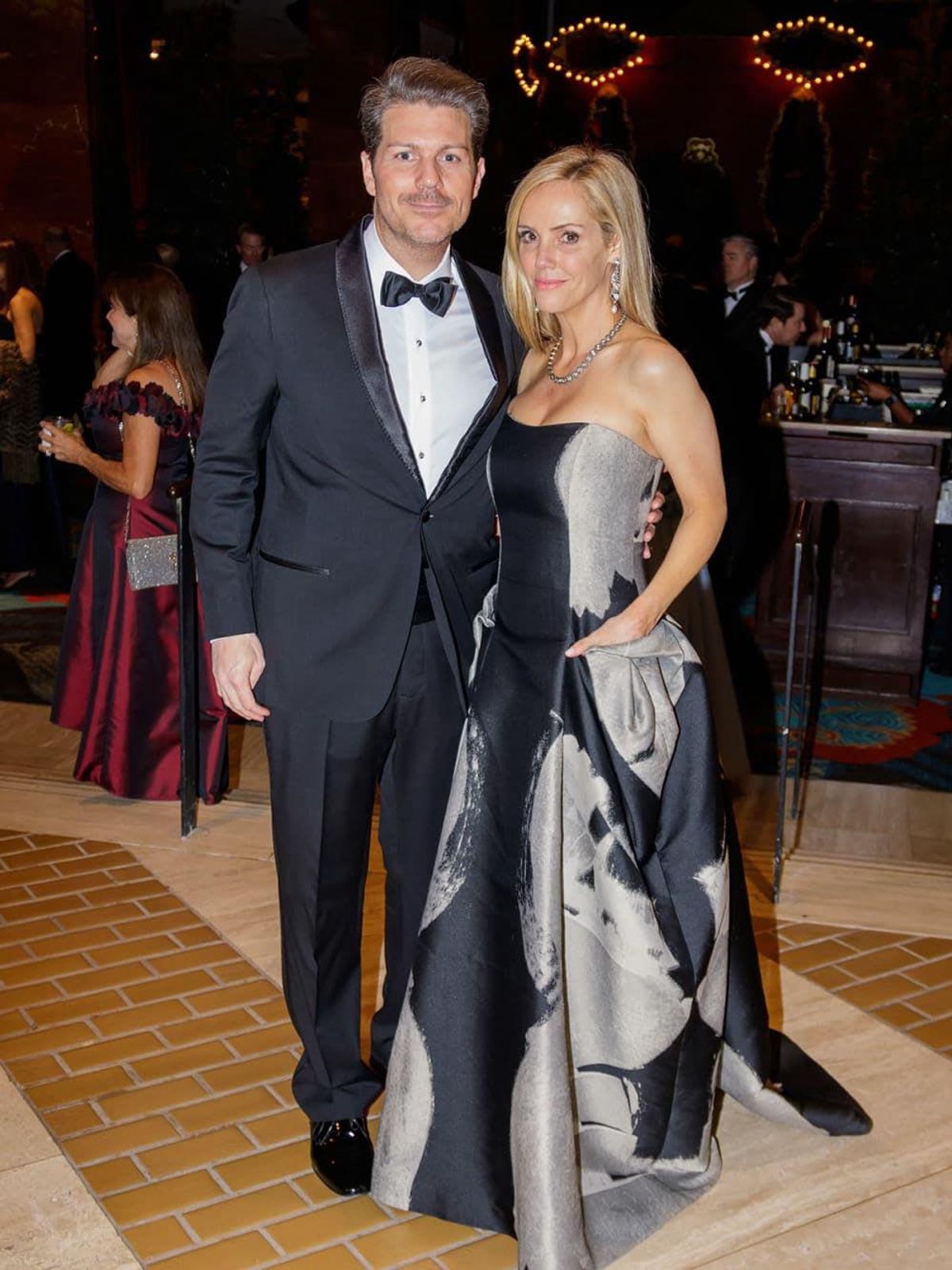 Ward Hunt, Ashley Hunt in Carolina Herrera - CultureMap Dallas