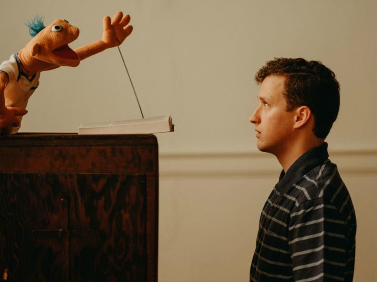 Tyrone the puppet wreaks havoc at WaterTower Theatre in Hand to God ...