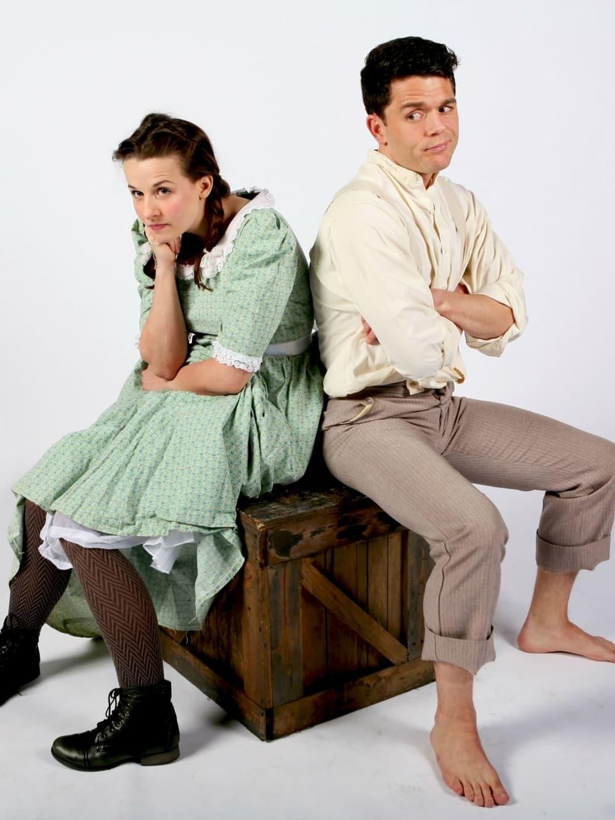 Tabitha Ray and Andrews W. Cope from WaterTower Theatre's The ...